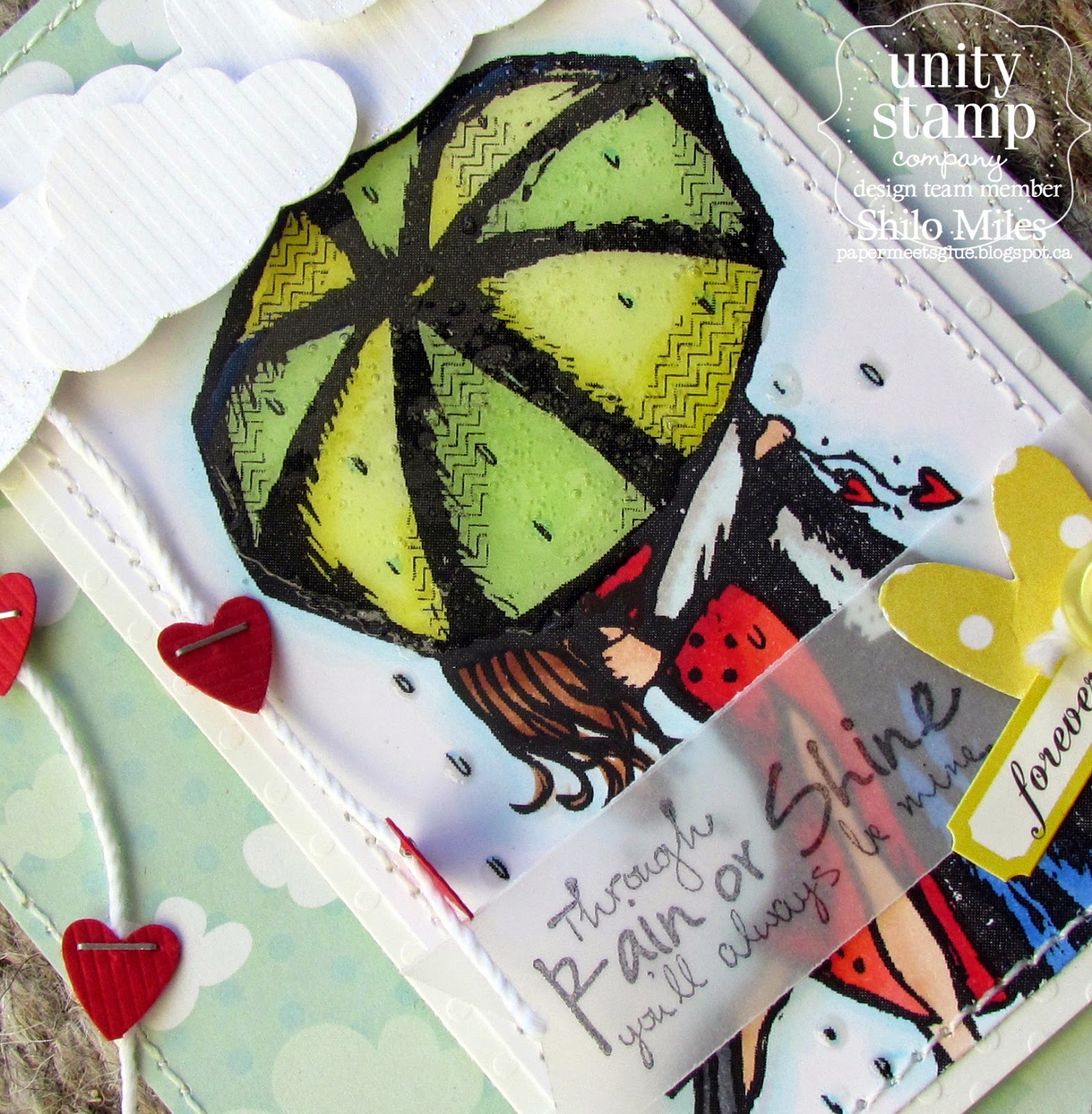 Paper meets glue: Bringing in 2015 with us Unity Chicks!