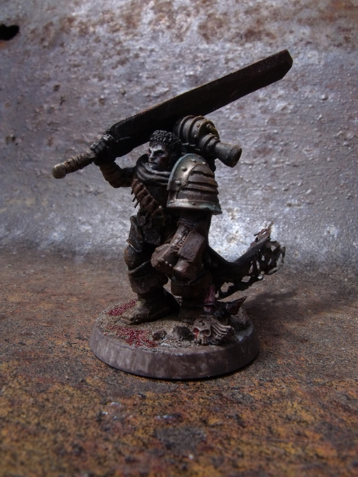 I'm alone with a dream: Kitbashing 40K Guts: time for a miracle?