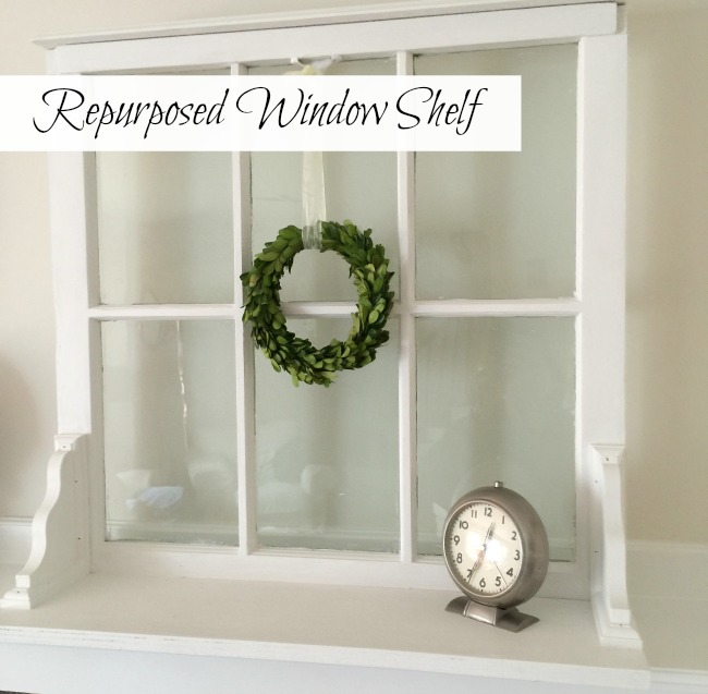 Make a Shelf From an Old Window