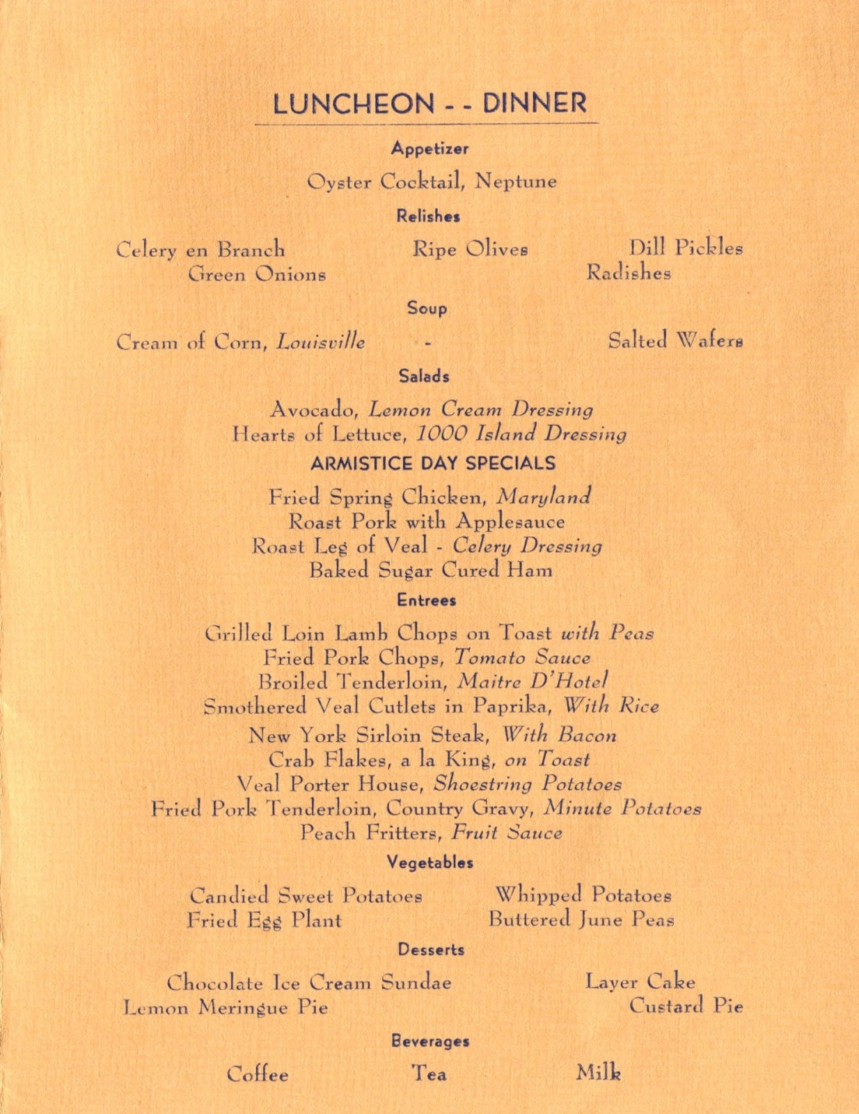 The American Menu: The Halcyon Days of San Quentin