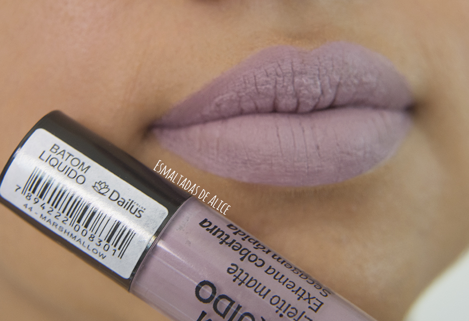 EOS lip balm hidratante labial + Batom Marshmallow Dailus - Esmaltadas ...