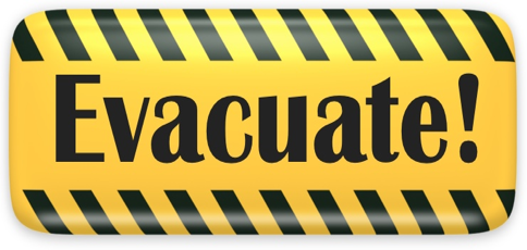 Providential Joy: Evacuation: stay awake, be prepared, be alert