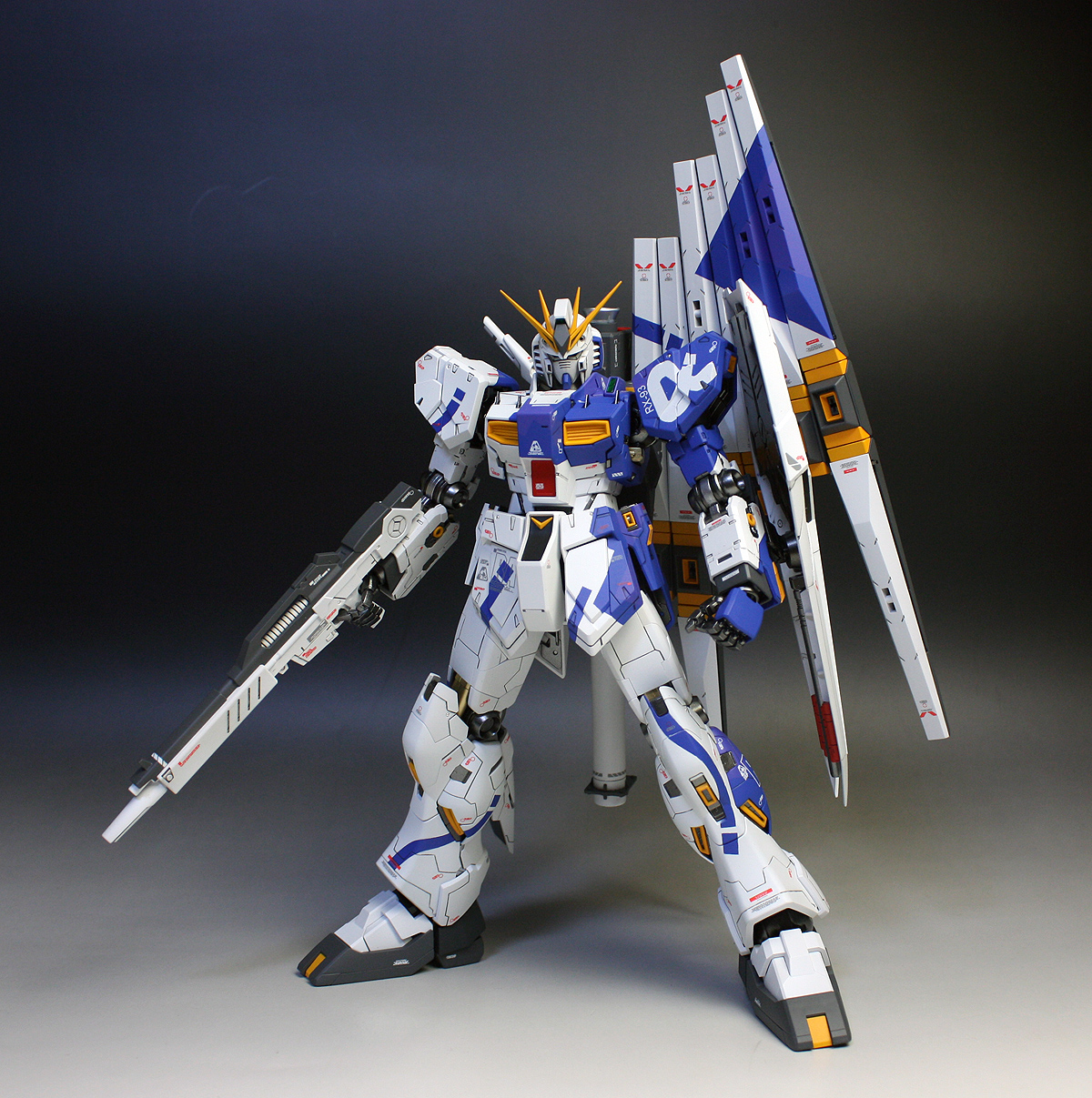 GUNDAM GUY: MG 1/100 RX-93 Nu Gundam Ver. Ka Kowloon Custom - Painted Build