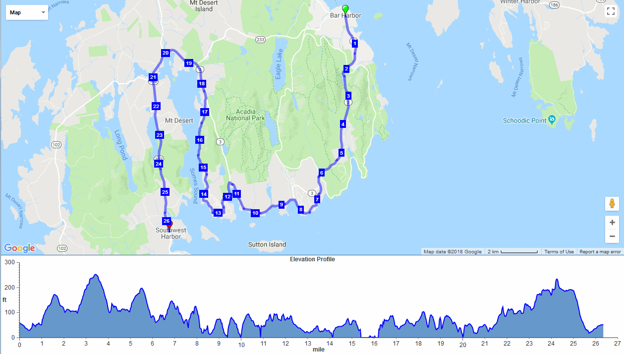 ChuckRuns: Mount Desert Island (MDI) Marathon October 14, 2018