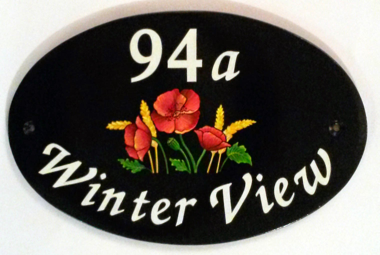 Hand Painted House Signs by Ceramic Art: House Signs, House Plaques and ...