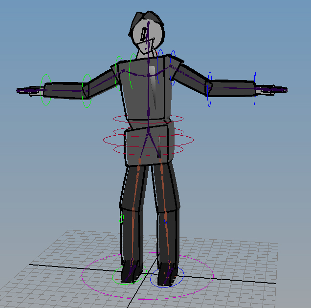 Katy J Negus. BA Hons. CG Arts & Animation: Male Character Joints and ...