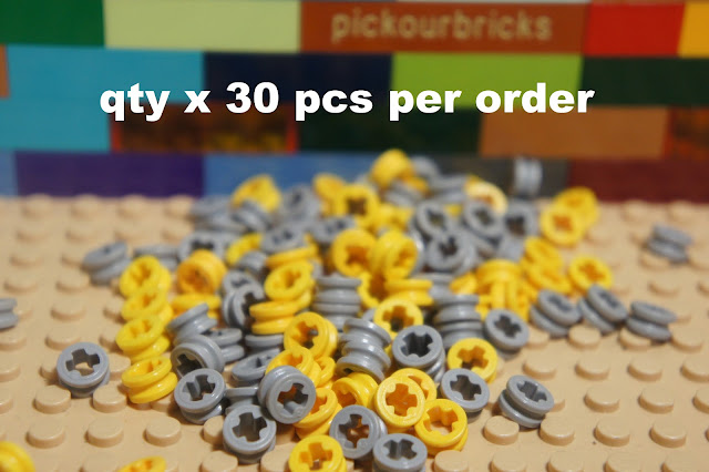 LEGO 32123 Technic Assorted Colors HALF BUSHING CONNECTOR 1/2 ~ stores ...