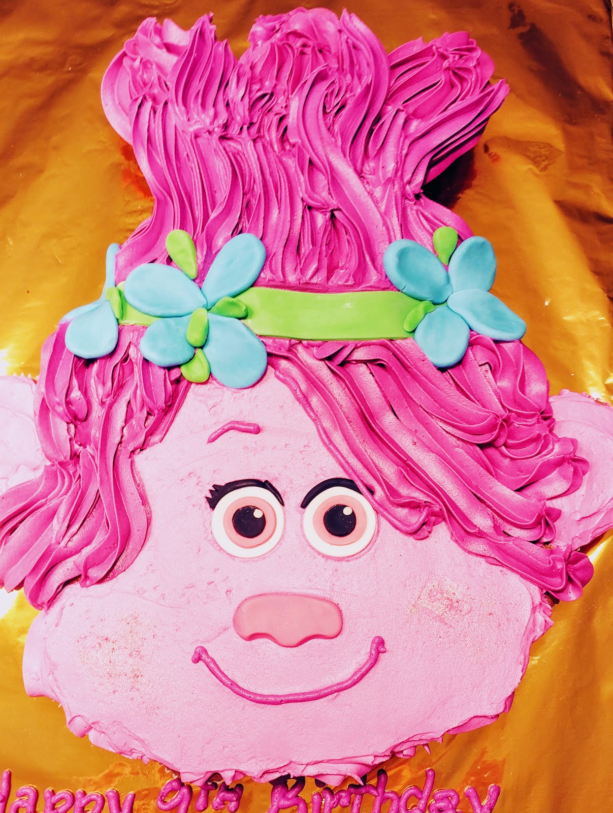 Troll Face Birthday Cake