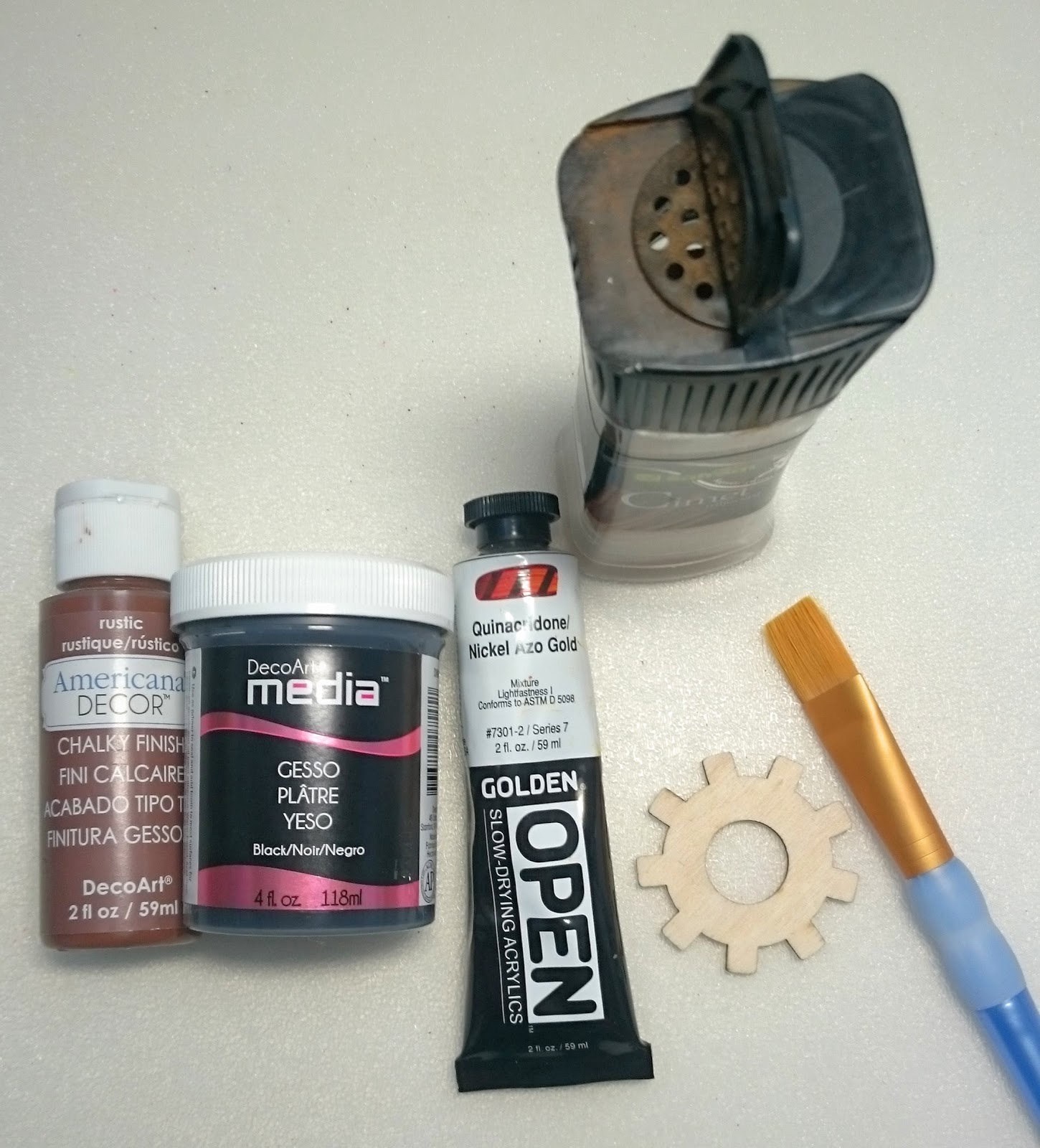 Stamps and Stencils : Faux Rust Technique Tutorial