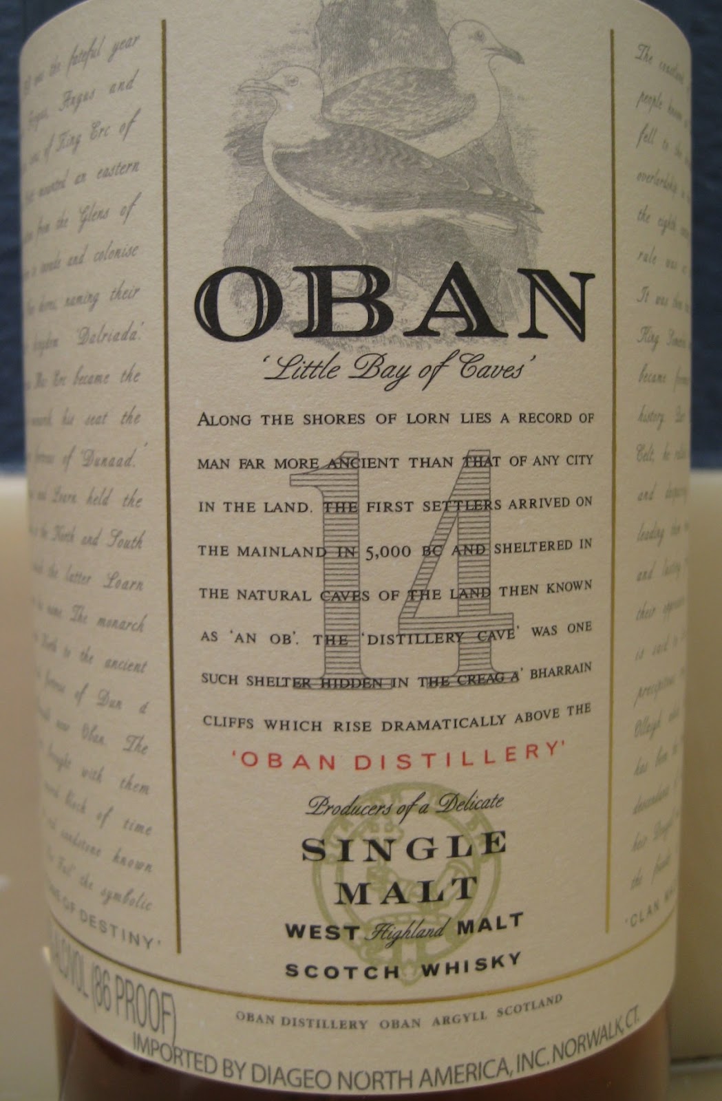 Diving for Pearls: Single Malt Report: Oban 14 year old