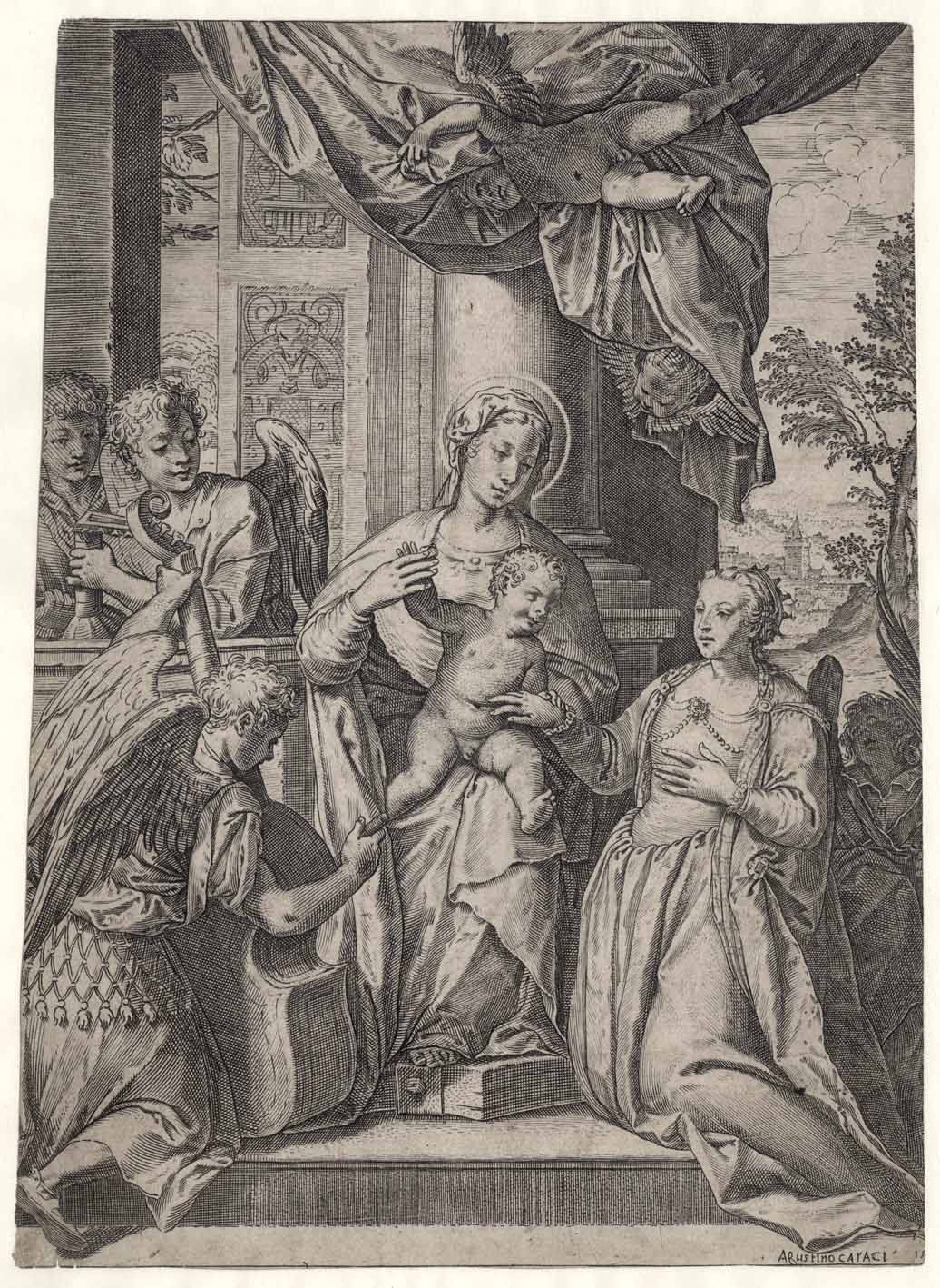 Prints and Principles: Agostino Carracci’s engraving, “The Mystic ...