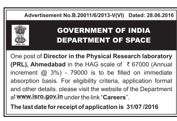Physical Research Laboratory (PRL) Ahmedabad (Dept of Space ISRO ...