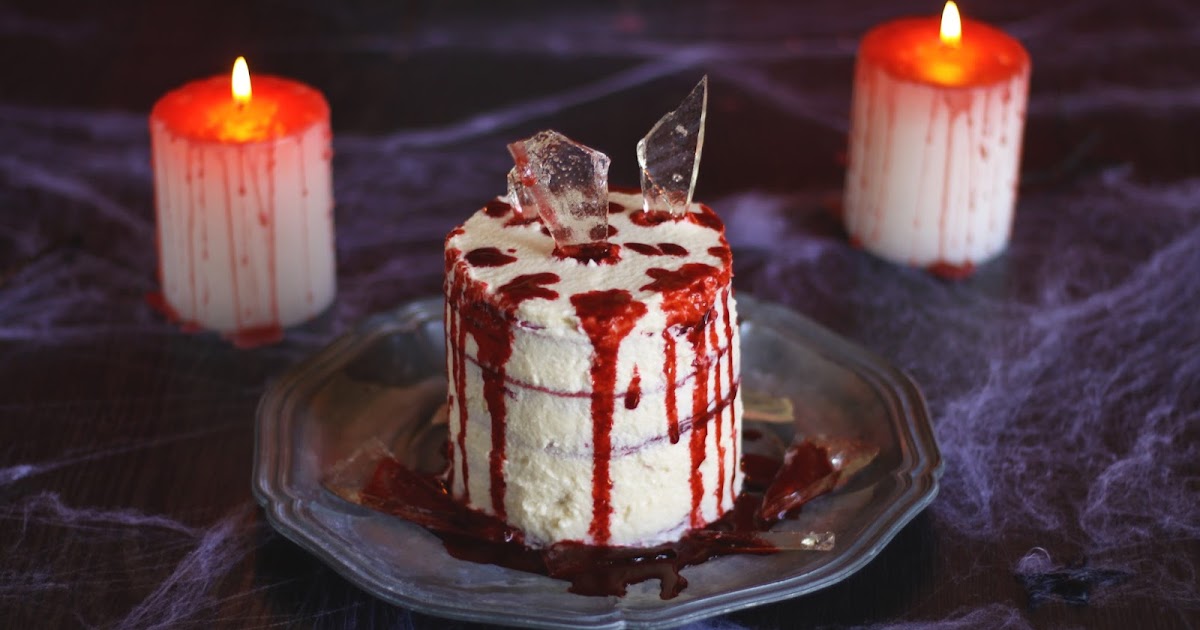 Pancake Stories: Bloody Red Velvet Halloween Pancakes with Sugar Glass ...