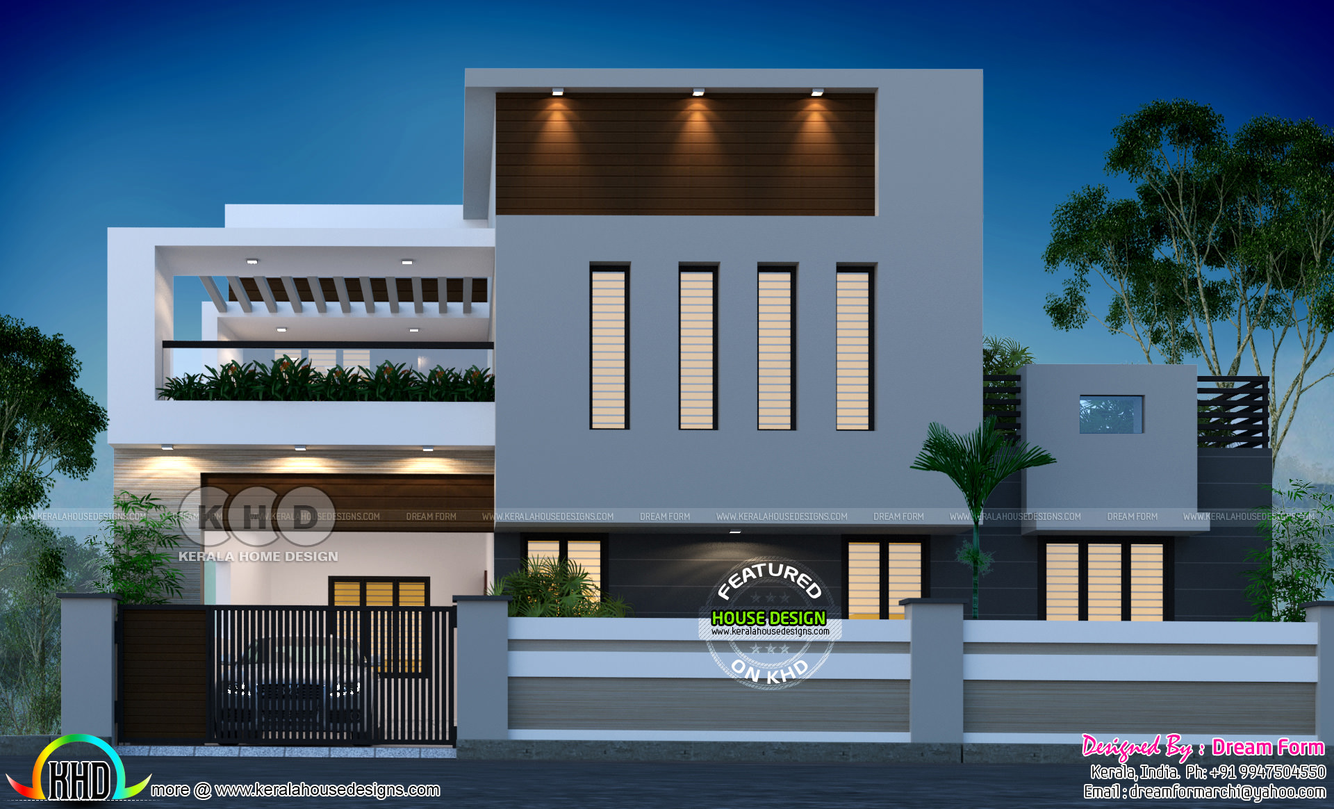 4 bedroom 2850 sq.ft modern home design