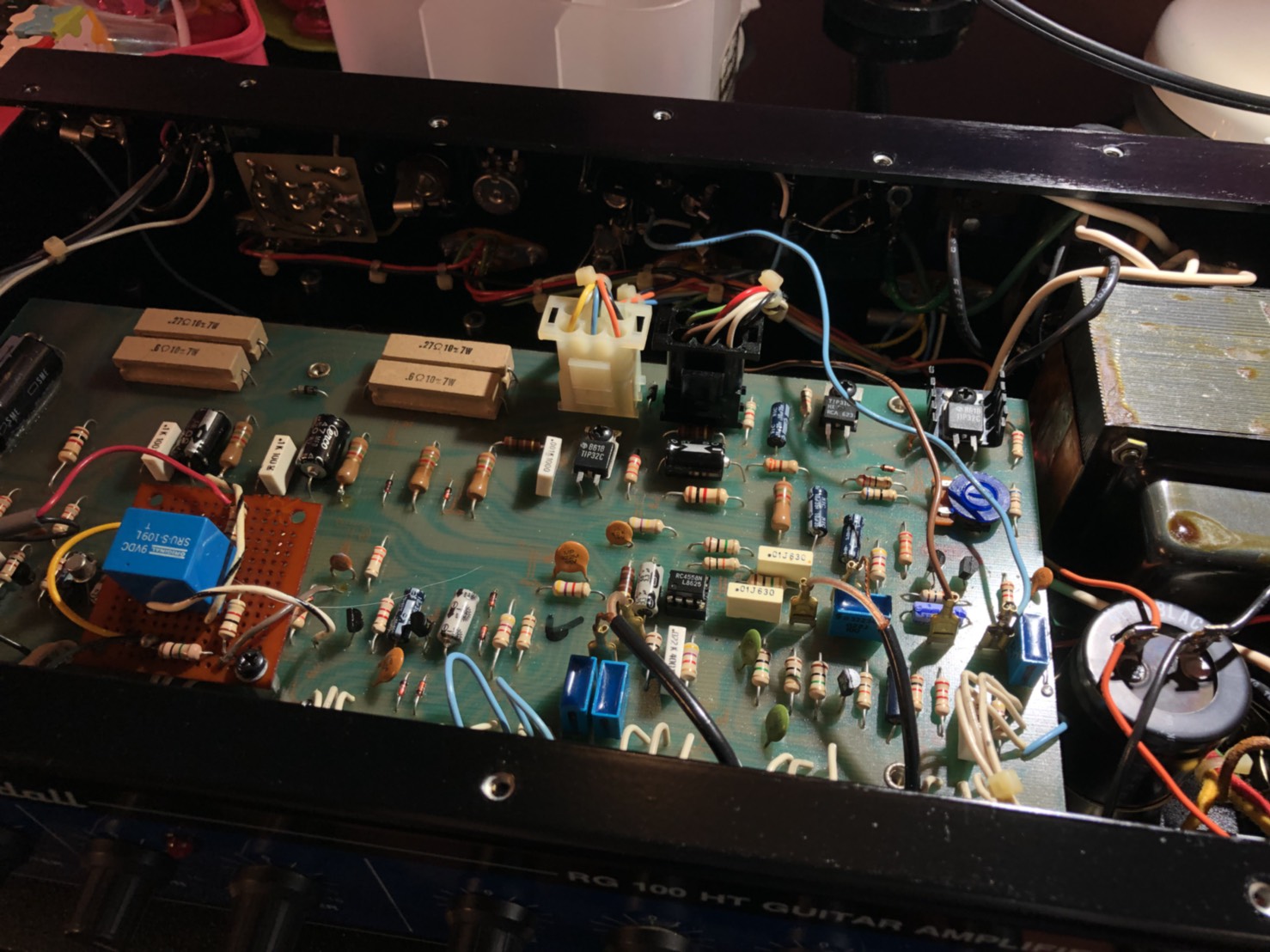 ギター好きうさぎのギターブログ: Randall RG100HT そしてcinch jones plug