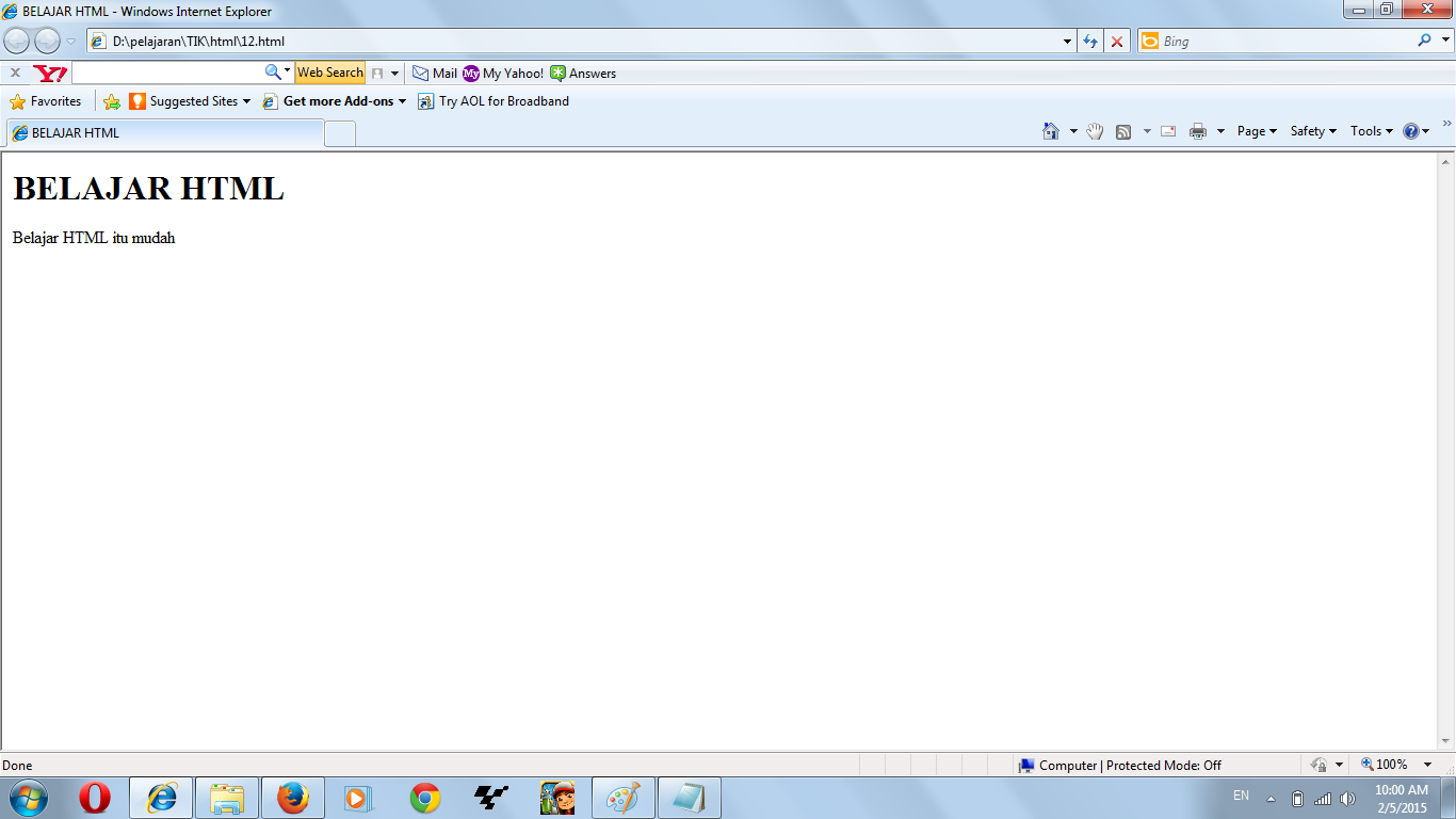 Orang Keren: CARA MEMBUAT HTML SEDERHANA