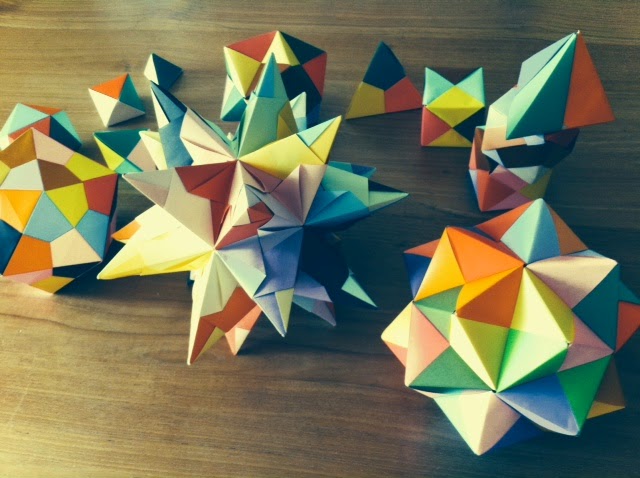 Mariposas de Origami: Poliedros