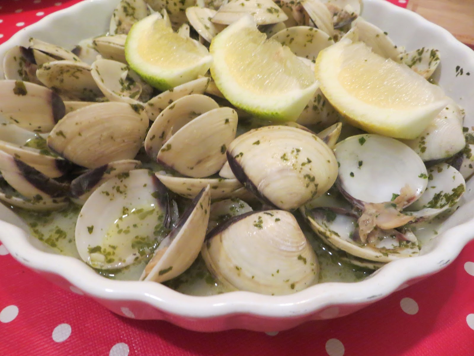 Su Delícia: Amêijoas à bulhão pato