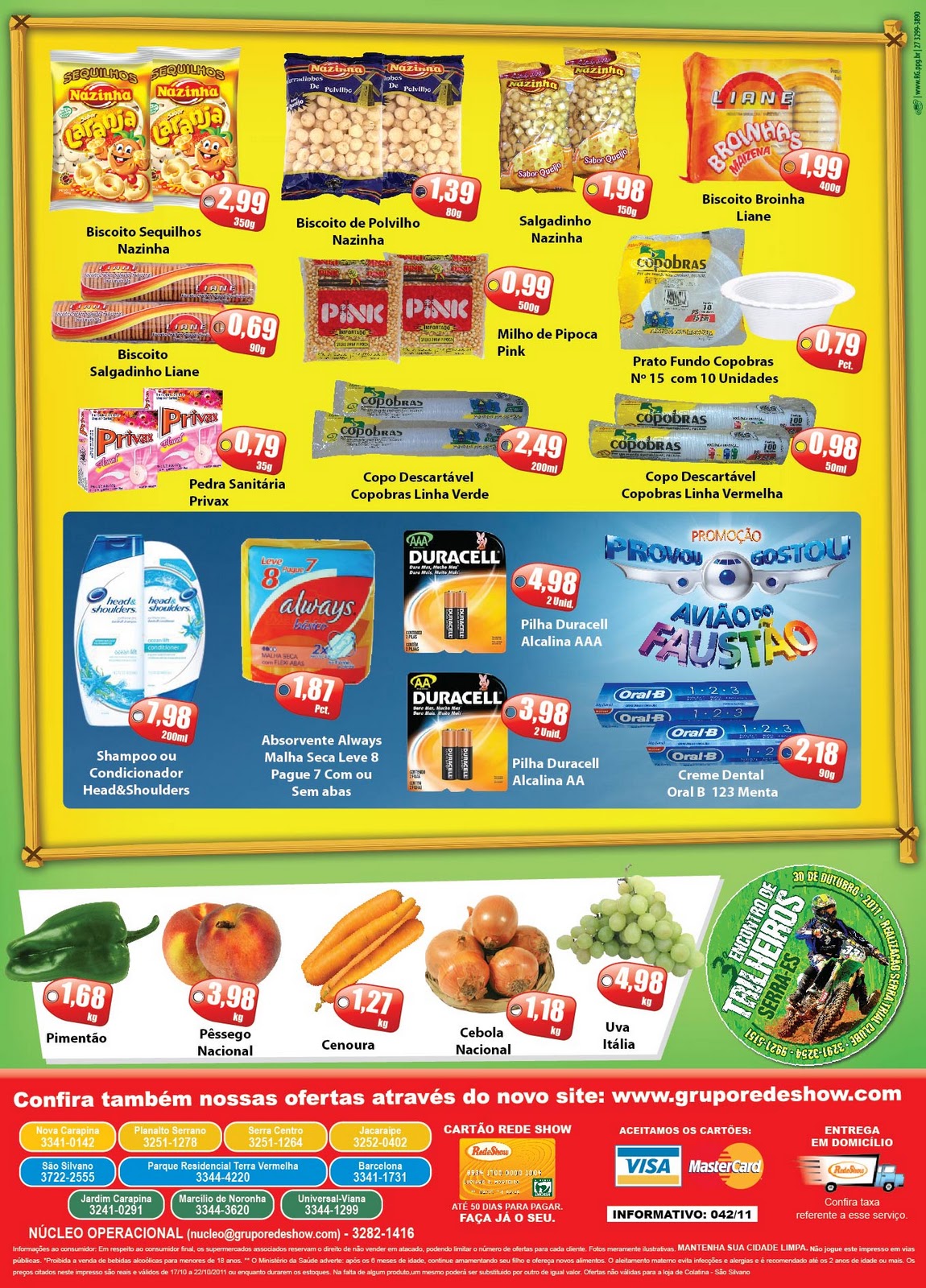 RG Marketing e Propaganda: Folheto de ofertas - Rede Show Supermercados