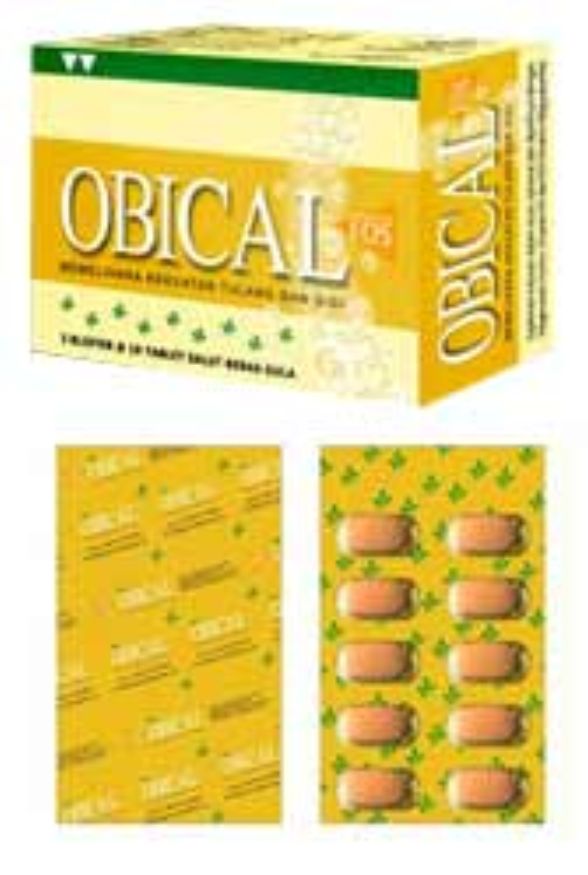 ONLINE DRUG BROCHURES: Obical tablet with FOS Maintains Strength of ...