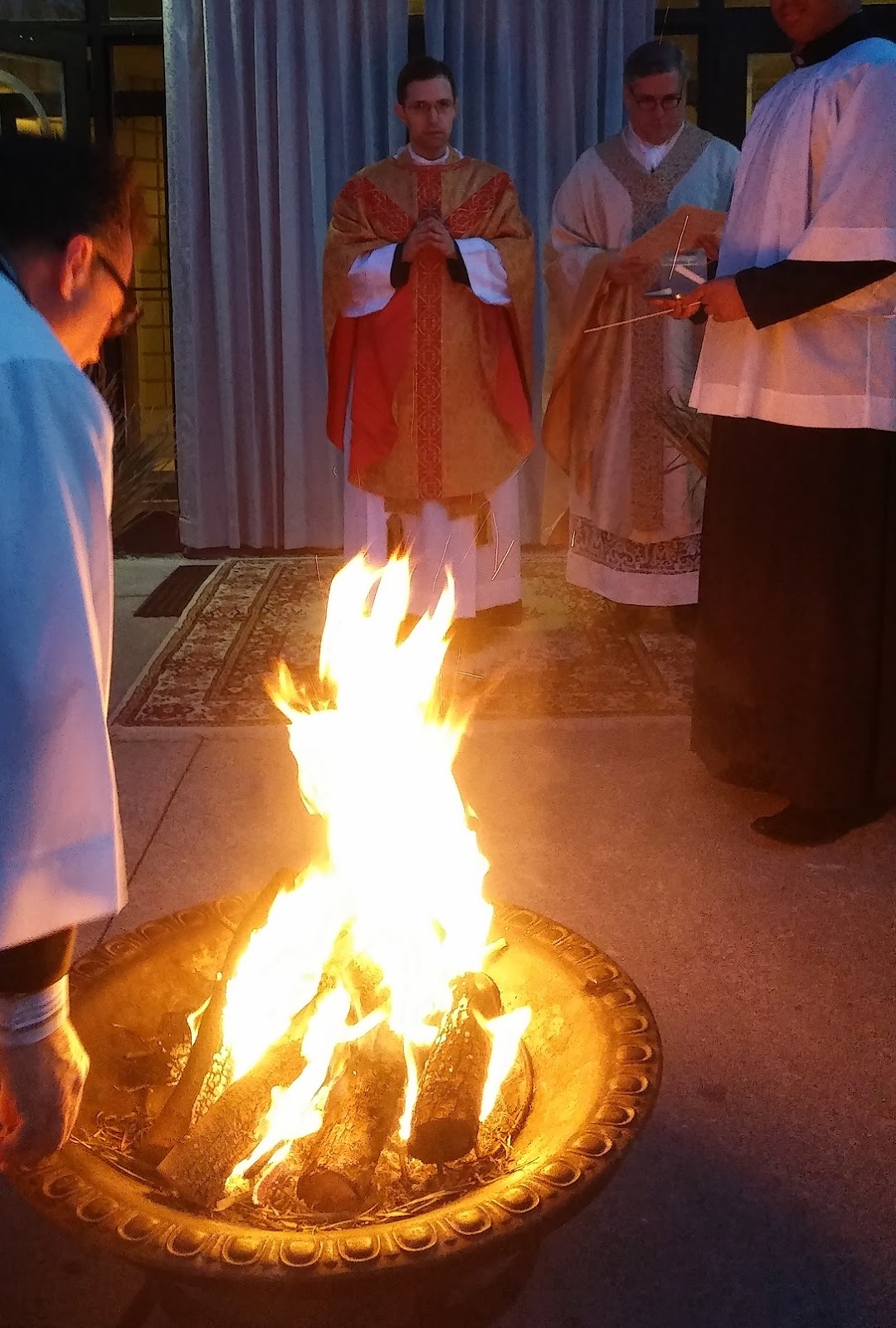 Easter Vigil Fire