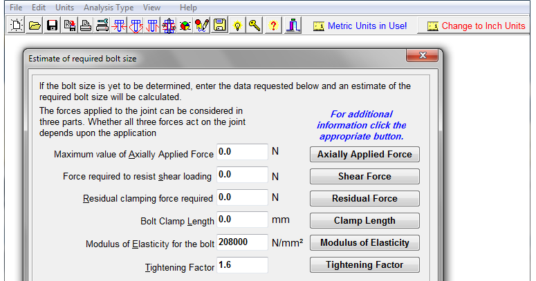 COMPUTER PROGRAMS FOR BOLTED JOINT ANALYSIS