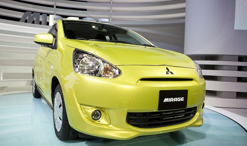 auto expo 2012: Mitsubishi introduced a new Colt/Mirage 2013 at the ...