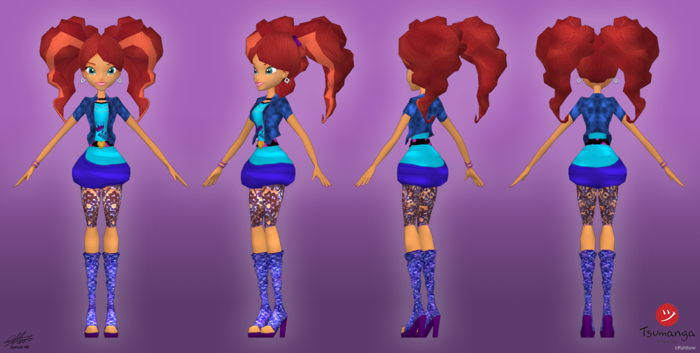WinxClub 5ª Temporada: App Alfea Butterflix Adventures: 3D Models + Vídeo
