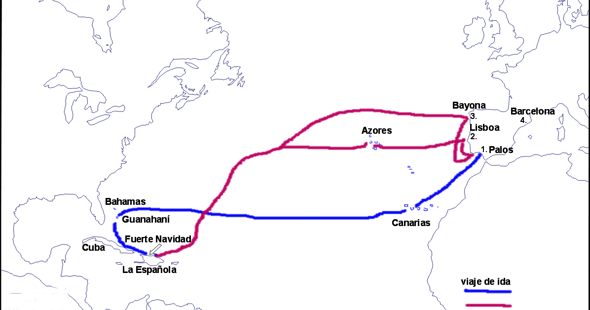 HISTORIA Y PRESENTE: COLÓN Y SUS CUATRO VIAJES, 1492-1504. (1ª PARTE ...