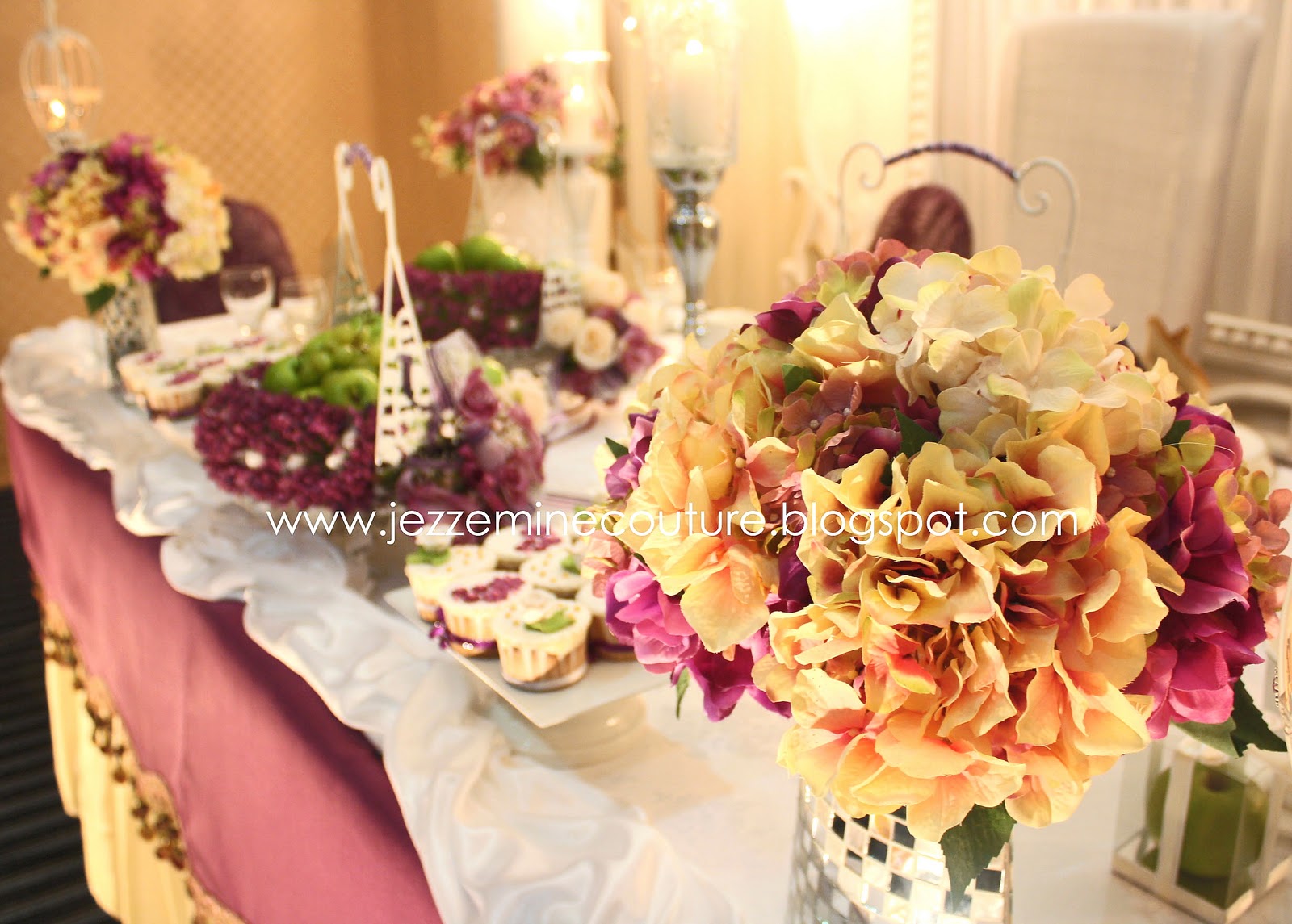 Jezzemine Couture: Dekorasi Meja Makan Pengantin 2