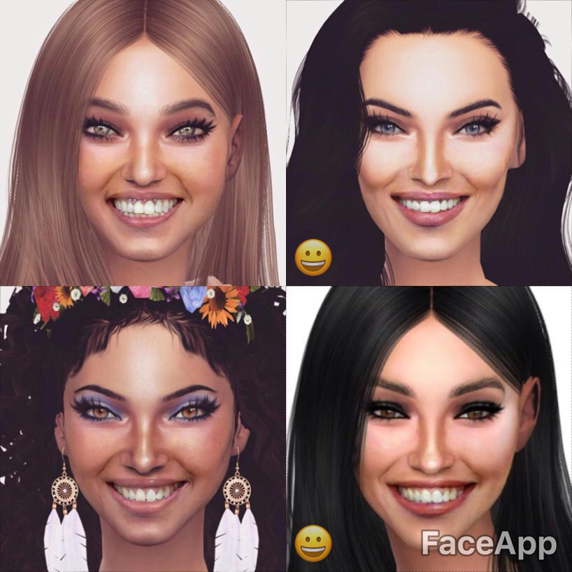 Moon Galaxy Sims: The Sims 4 + FaceApp