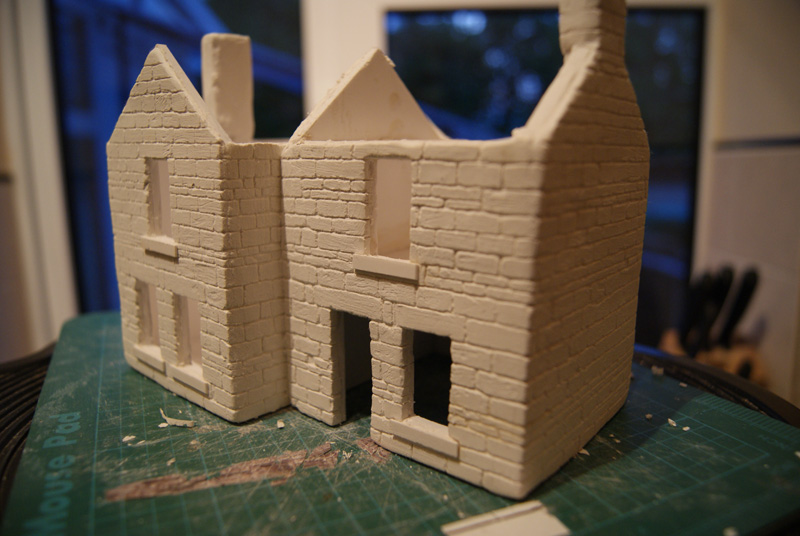 lnr model making: Walls of Clay