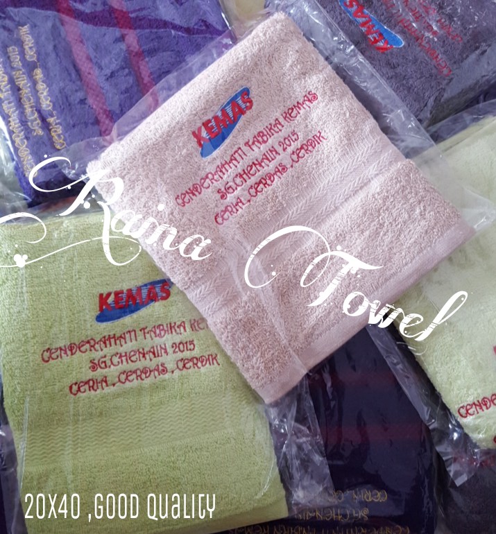 Tempahan tuala sulam dari Perak