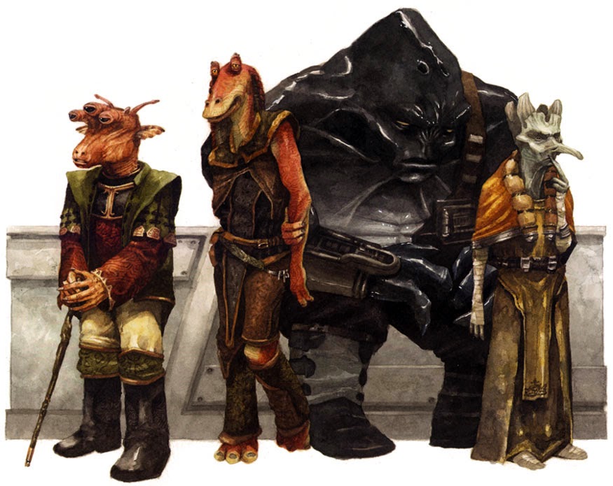 Puerta al Mañana: Star Wars Fate Core III: Razas de la Galaxia