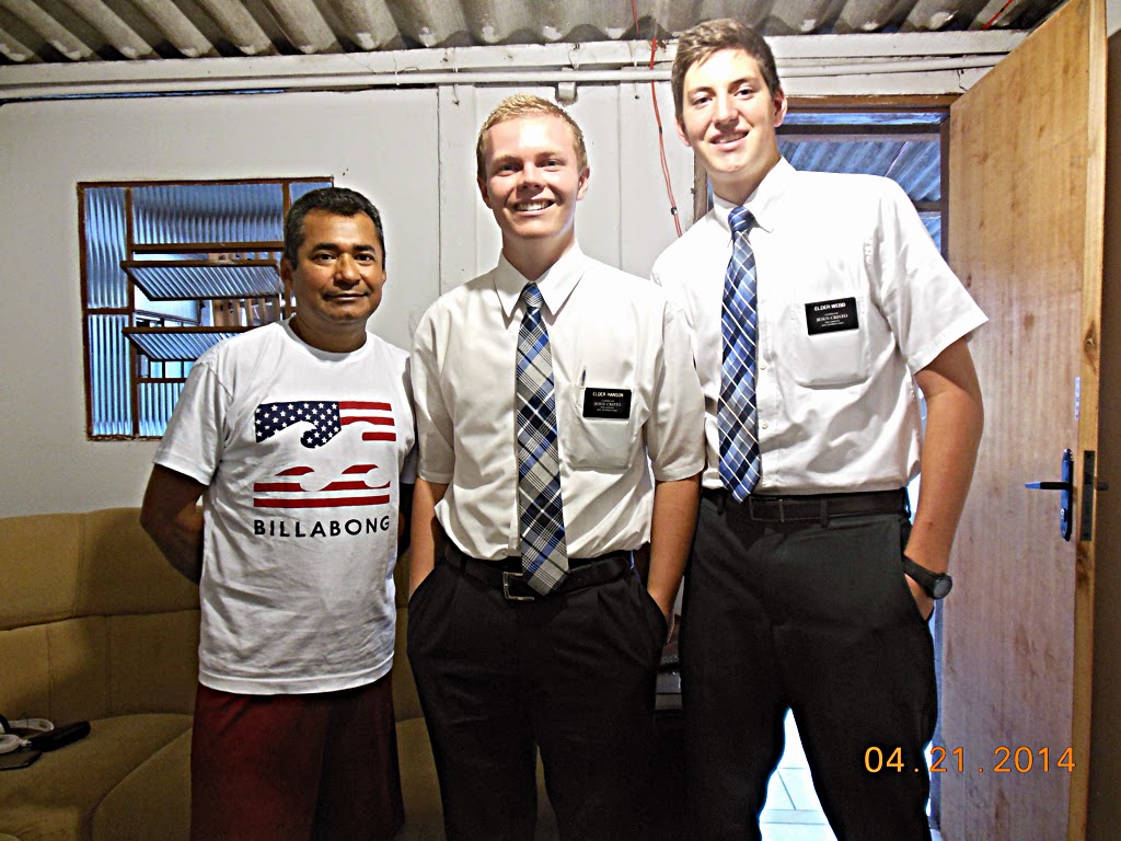 Elder Colin Ronald Hanson: April 2014