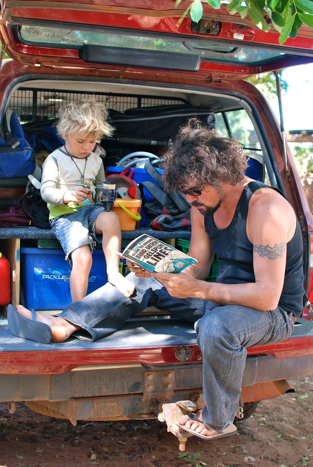 adventures of big red: Man-O-Man