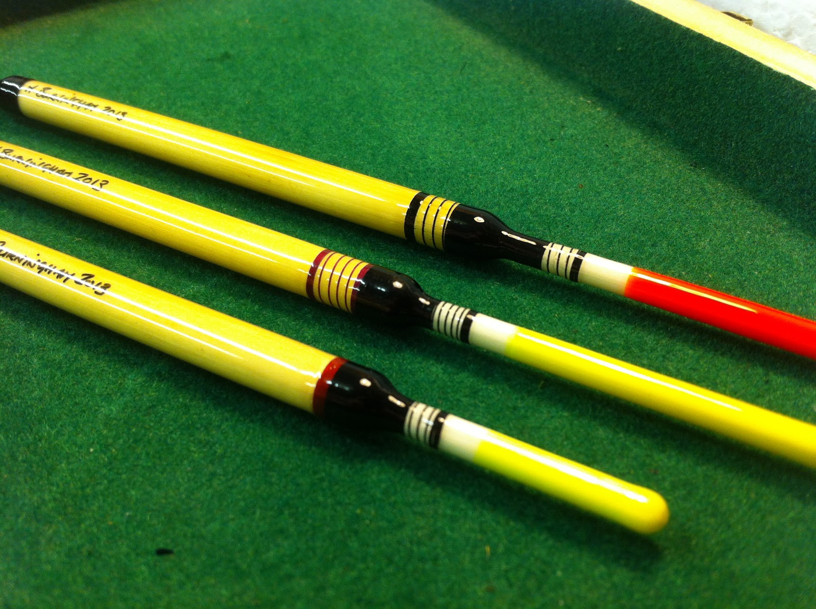 Handmade Fishing Floats by Mark Burningham.: Just finished this mixed ...