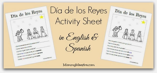 Mommy Maestra: Día de los Reyes Magos Activity Sheet {PRINTABLE}