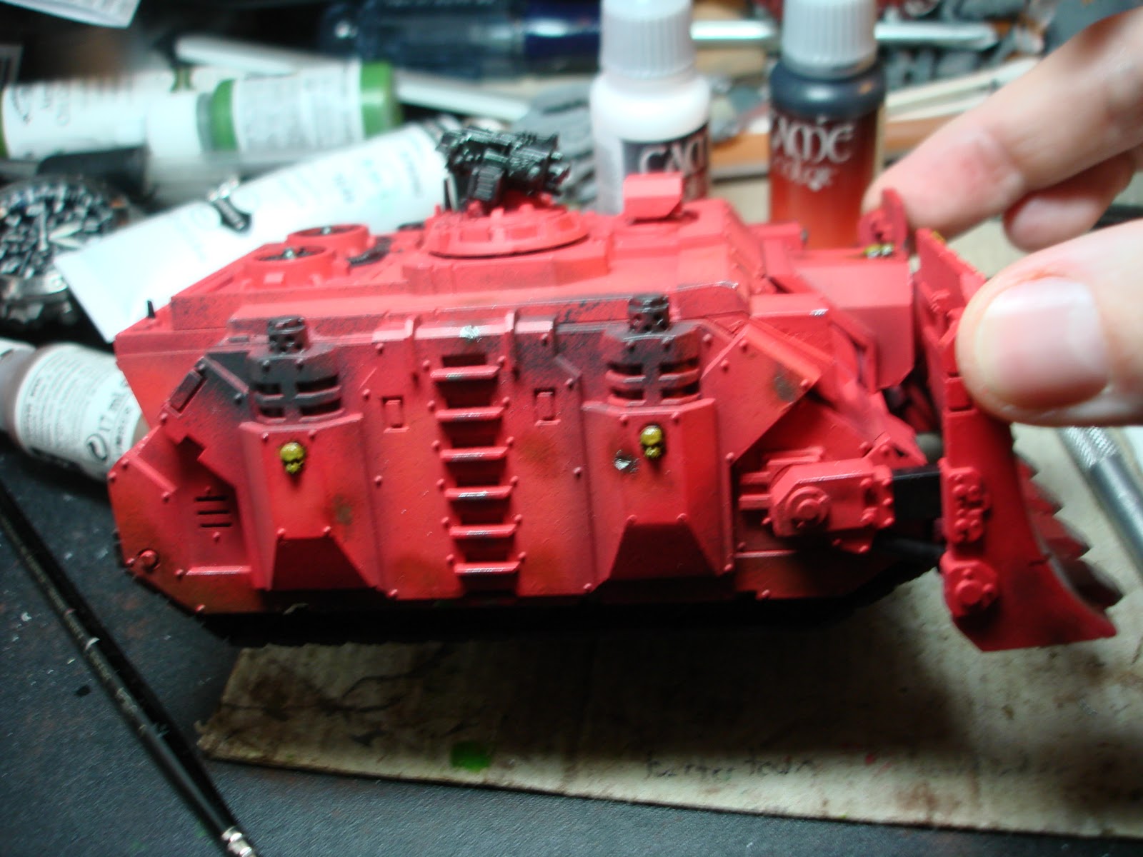 Tex-Wargame-Painting: Blood Angels Vindicator