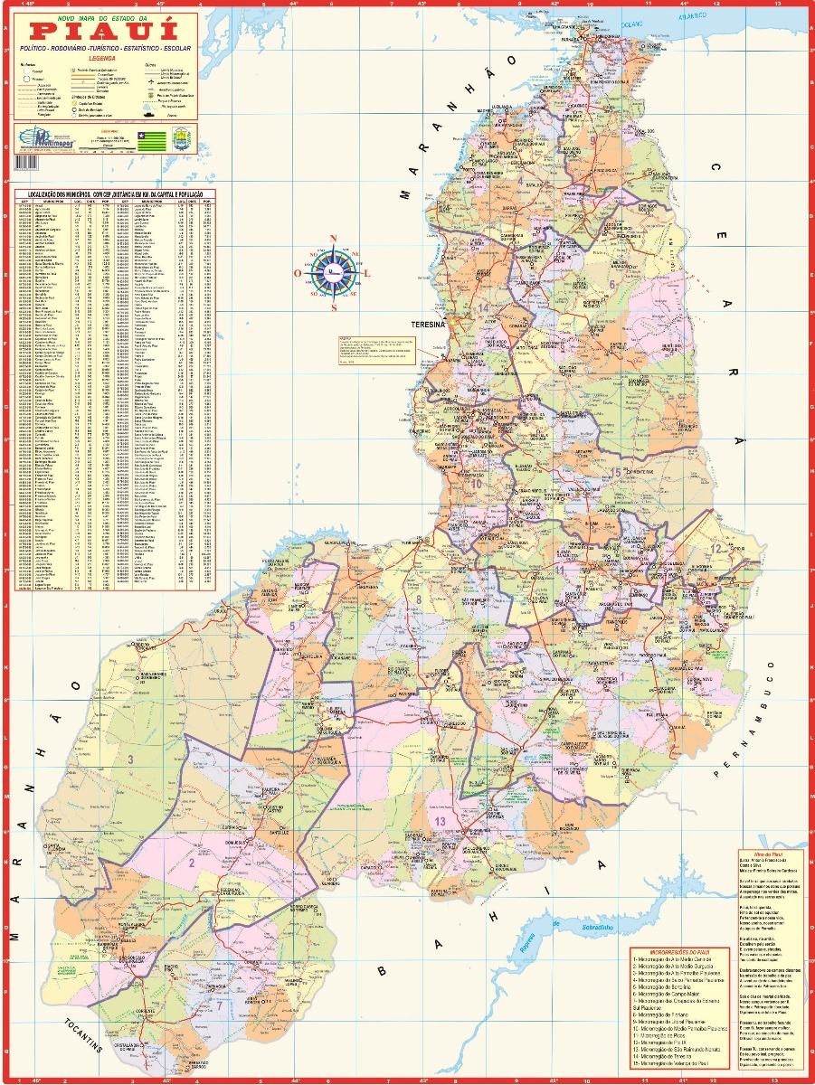 Mapa do Piauí - Doc Sports™