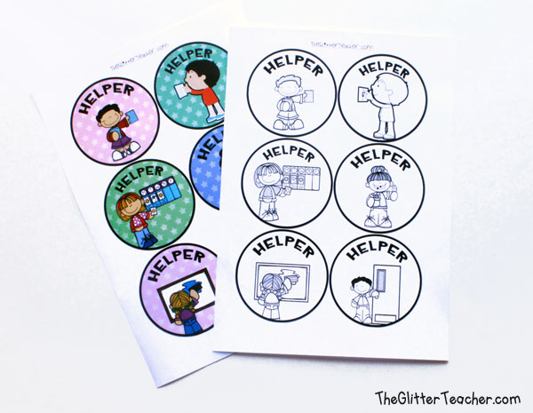 Medallas de ayudante [GRATIS] para imprimir (Helper badges) - The ...