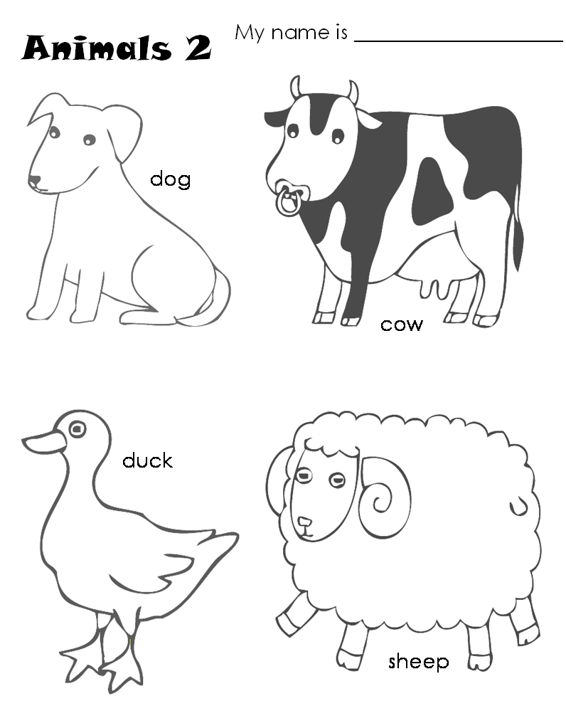ANIMALES DE LA GRANJA: FICHAS DE LOS ANIMALES DE LA GRANJA