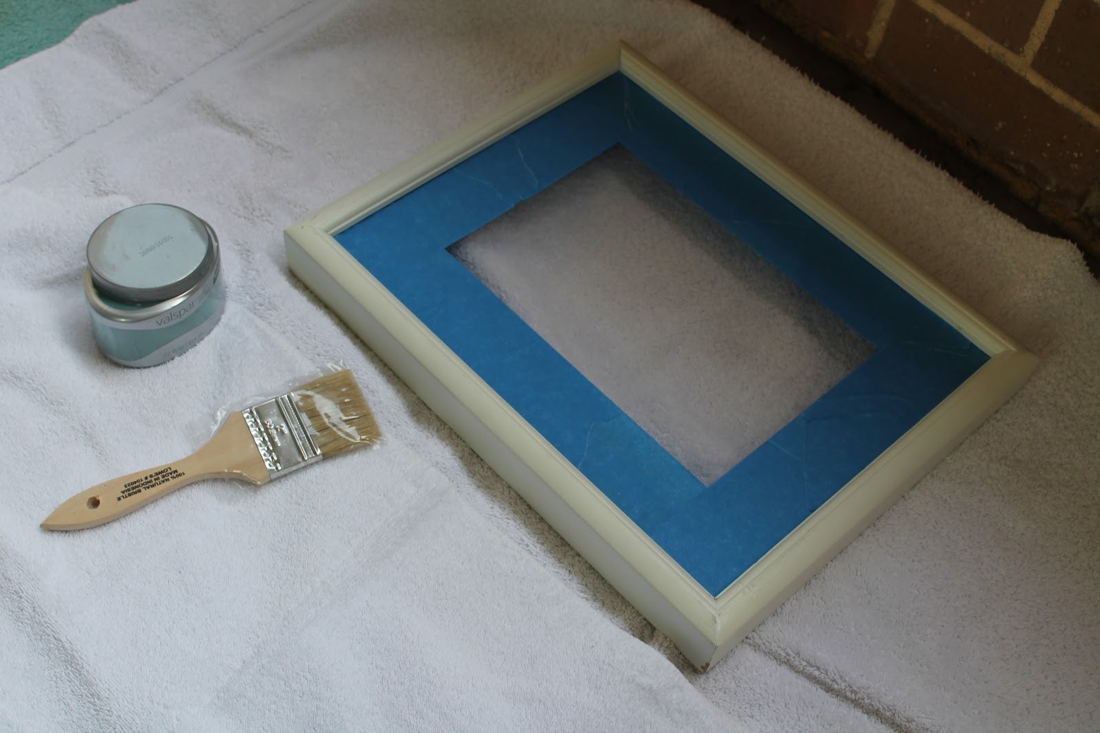 The DC Boese's: Repainting a Picture Frame/Memory Box