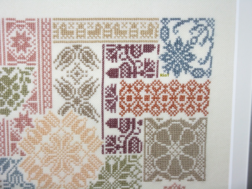 Cross Stitch A Long with Mijna: RiaT - Patchwork sampler - Jan Houtman: