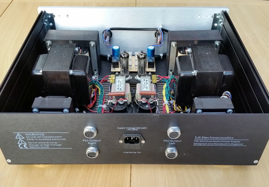 sjs electroacoustics: Arcadia 7W PSE 2A3 Power Amplifier Upgrade