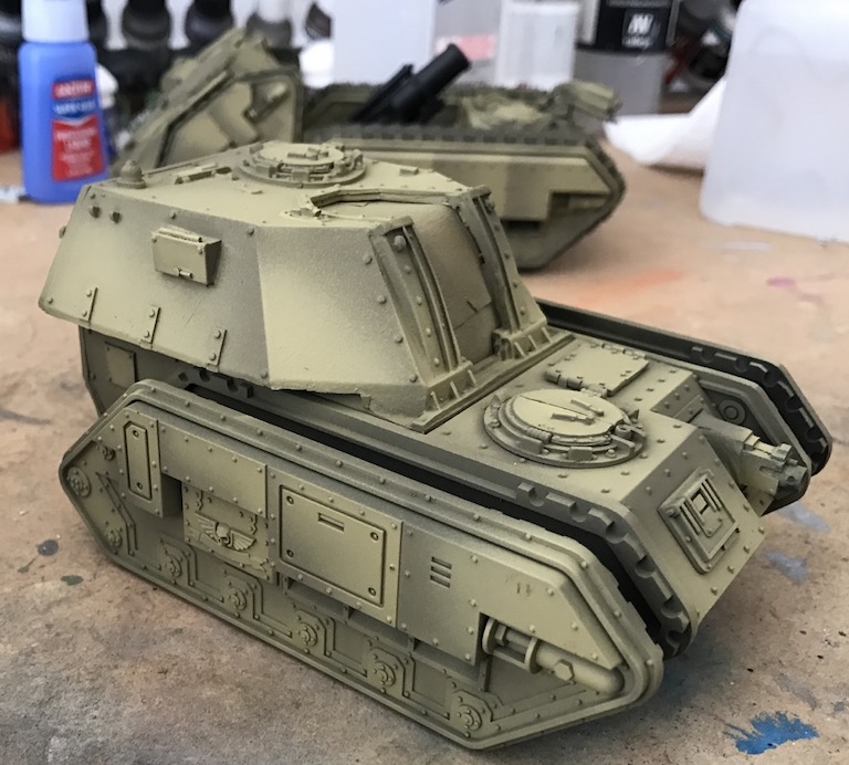 40k Hobby Blog: Trio of Death Korps of Krieg Vehicles WIP