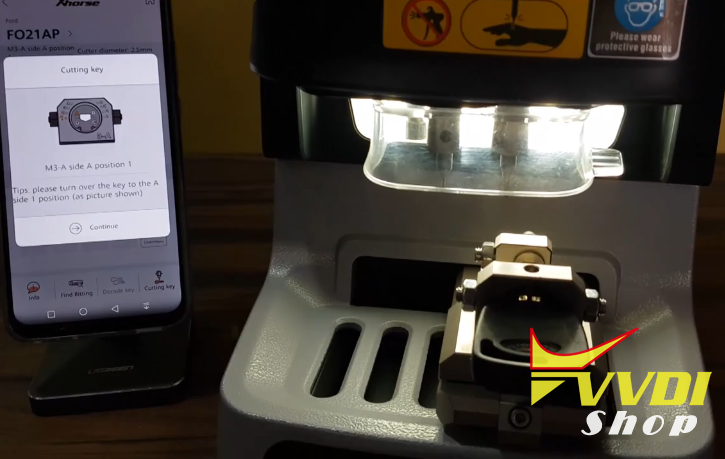 How to cut Ford tibbe key using Condor Dolphin? | Xhorse VVDI Tools ...