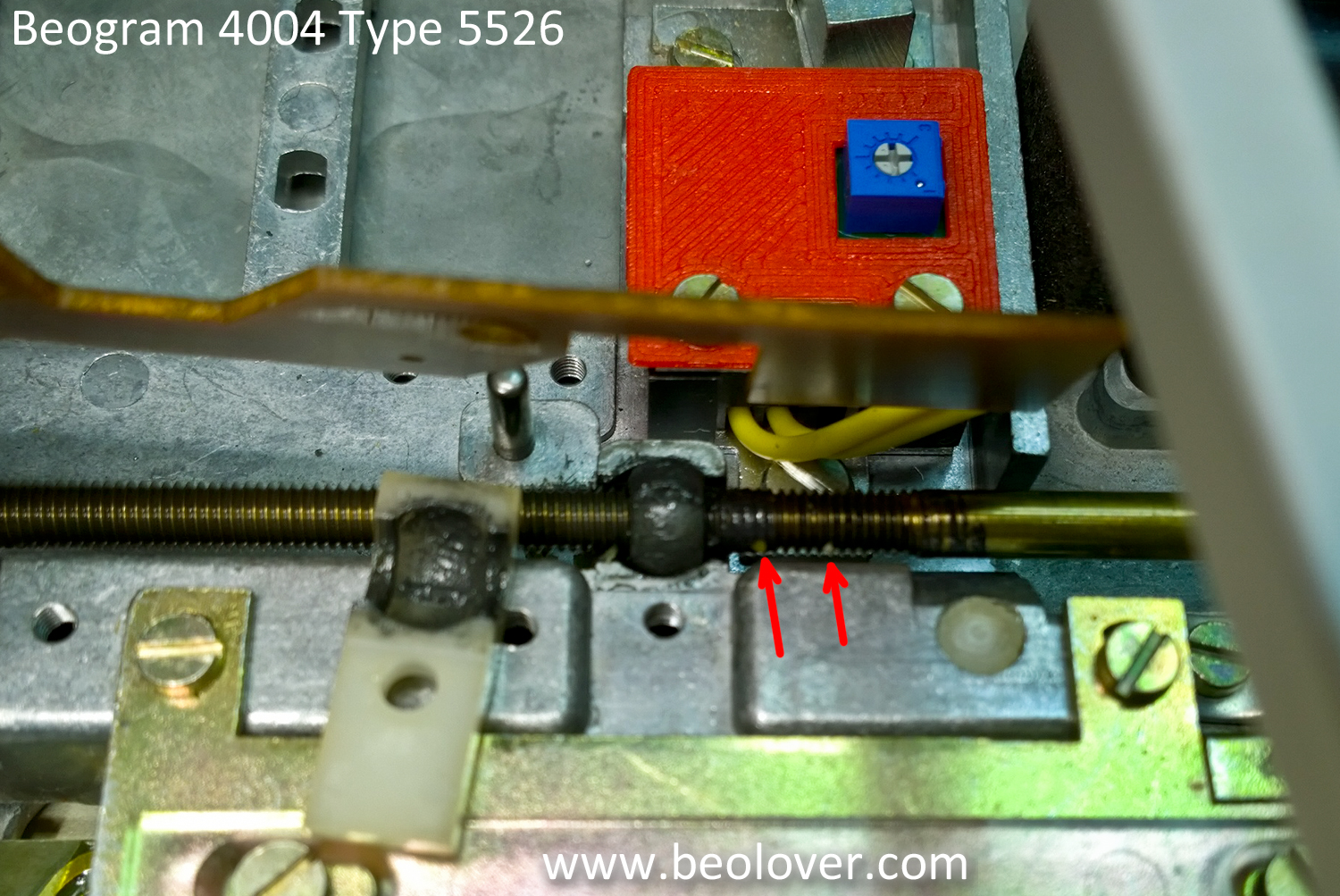 beolover: Beogram 4004 Type 5526: Tangential Drive Work