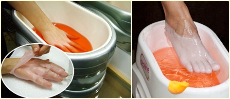 Belleza Merchy Pintos: Tratamiento de parafina manos y pies