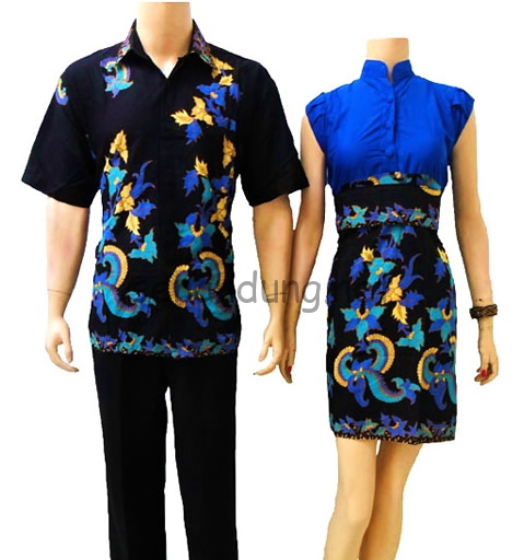 Model Baju Batik Couple Pasangan Modern Terbaru